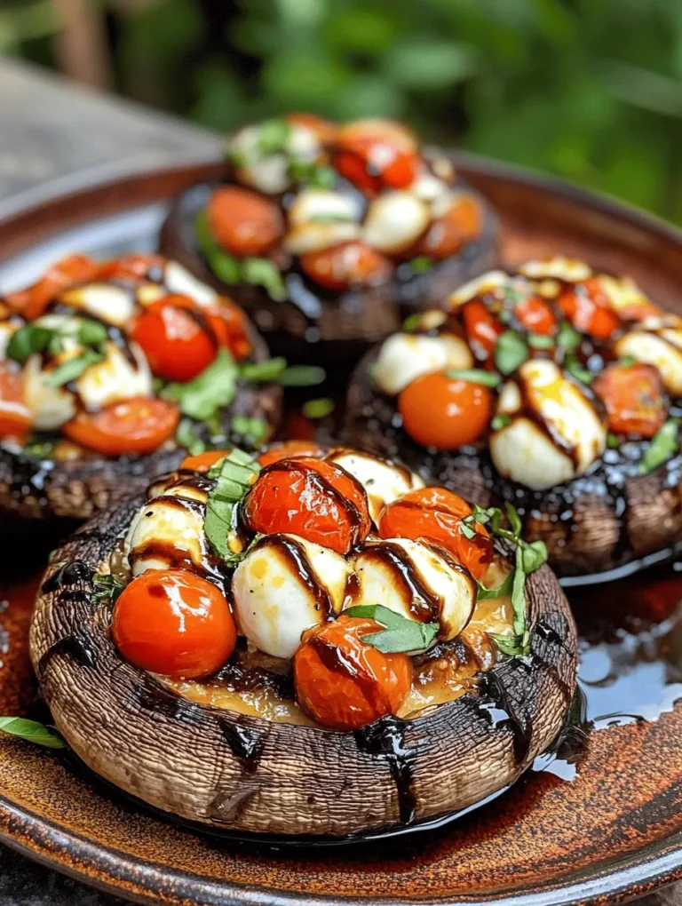 Caprese Stuffed Portobellos: A Delicious Fusion of Italian Flavors